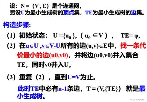 【数据结构与算法】最小生成树prim算法kruskal算法 详解 Csdn博客