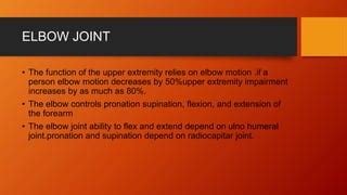 Elbow Disorders 5th Stage Lecture Dr Farouk PPTX