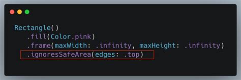 How To Extend Beyond Safe Areas In Swiftui Custom Nav Bar