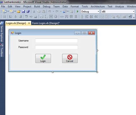 Kang Topan Membuat Form Login Vbnet To Access Accdbsimpel