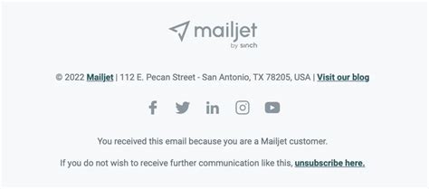 top unsubscribe button best practices examples