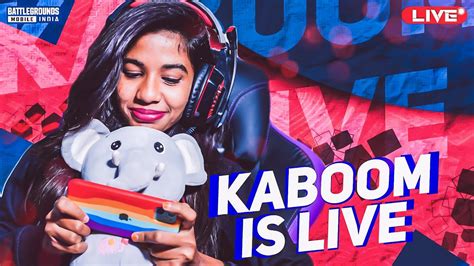 Kaboom Is Live Room Codes Telugu Girl Gamer Bgmi Live Bgmi Live
