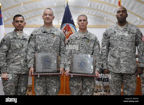 Staff Sgt Jared Meier And Spc Stephen Levins From Battery B 2nd Battalion 130th Field