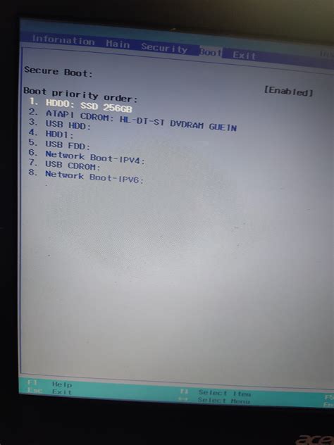 No Bootable Device Acer Es1 432 C9b5 No Legacy And Uefi Option To Boot Via Usb Acer Community