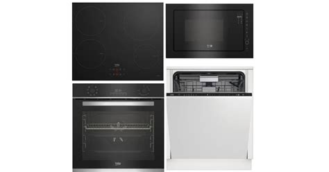 set Beko BBIM13300X + HII64400MT + BMCB25433BG + BDIN36521Q
