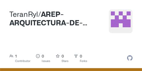 GitHub TeranRyl AREP ARQUITECTURA DE SEGURIDAD