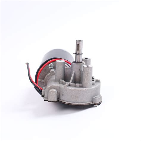 12v 24v 36v 76mm Gear Box Permanent Magnet Reducer Dc Worm Geared Motor