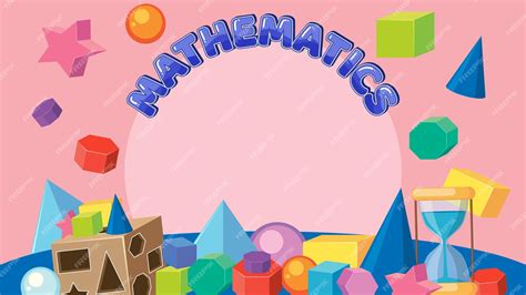 Premium Vector Math Tools On Pink Background A Vector Illustration