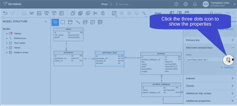 Tip 4 How To Make A Column Unique Vertabelo Database Modeler