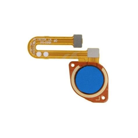 Flex Sensor Huellas Para Motorola Moto E7 E7 Power E7i Power Azul