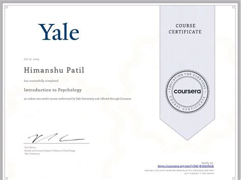 Yale Coursera Himanshu Patil