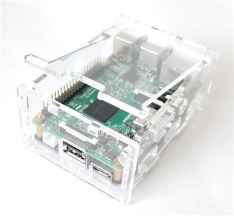 Raspberry Pi Case Transparent Acrylic Geek Electronics