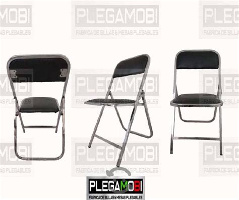 Sillas plegables cromadas acojinadas en México Ciudad De Clasf casa y