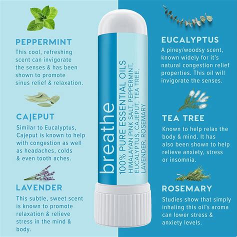 Moxe Breathe Inhaler With Pure Essential Oils Martie