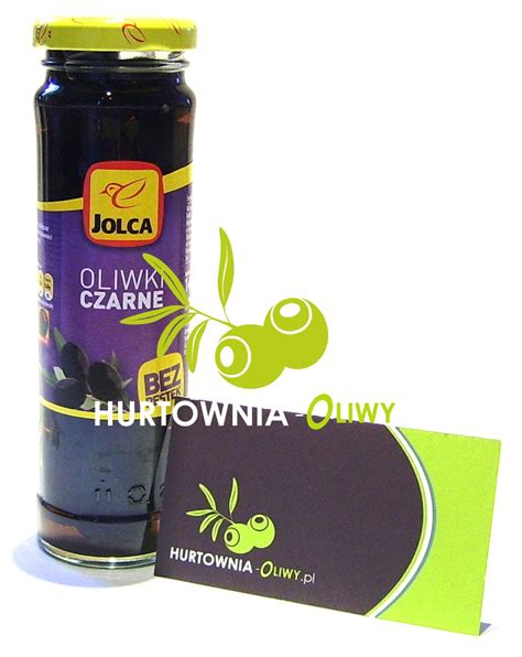 JOLCA Oliwki Czarne Bez Pestek 140g Karton