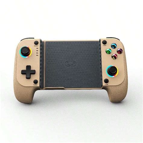 Stk 7009f Brown Bluetooth Game Controller With Rgb Light And
