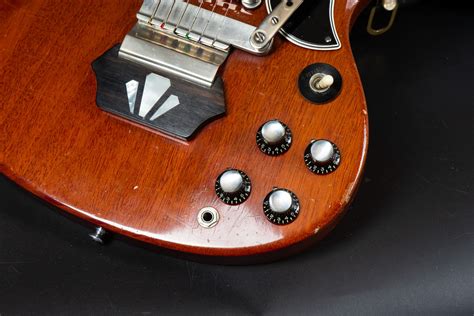 1962 Gibson Sg Standard Ebony Block Cherry Guitarpoint