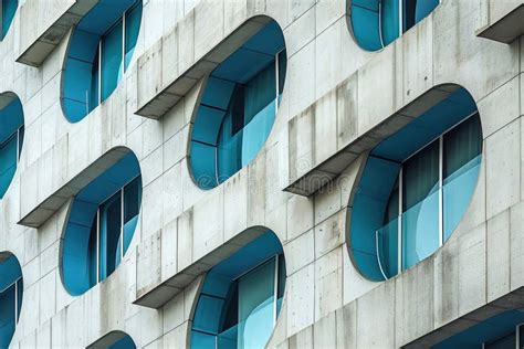 Abstract Patterns Formed By Urban Infrastructure And Architecture Stock