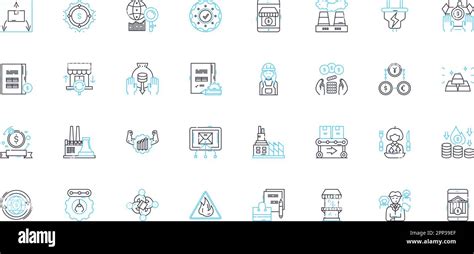 Sociology Linear Icons Set Culture Institutions Diversity Equality Norms Identity