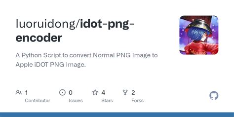 Github Luoruidong Idot Png Encoder A Python Script To Convert Normal Png Image To Apple Idot