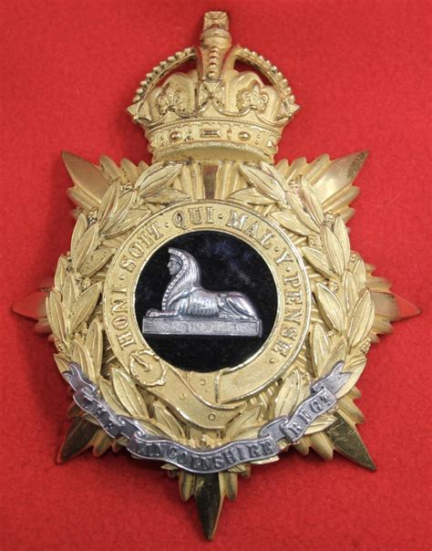 British Army Badges Lincs Regt Ta Officers Hp
