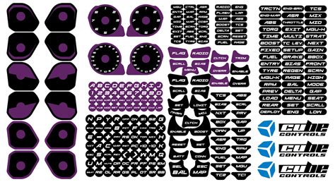 Cube Controls Sticker Kits Apex Sim Racing