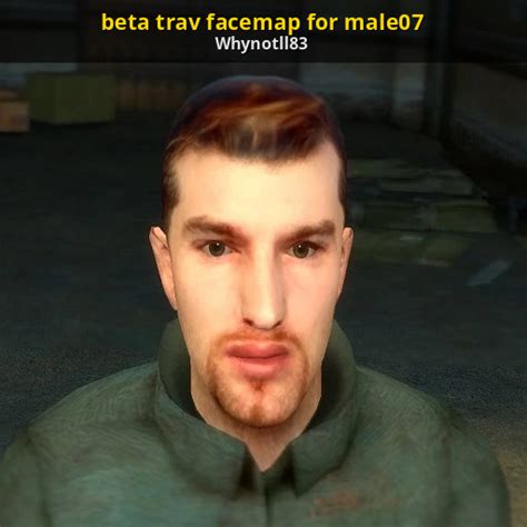 Beta Trav Facemap For Male07 Mod For Half Life 2 Hl2 Mods