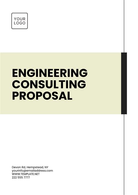 Free Technical Proposal Templates Editable And Printable