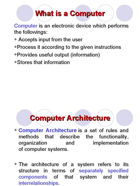 Lec01 Computer Architecture Pdf Computer Architecture Central