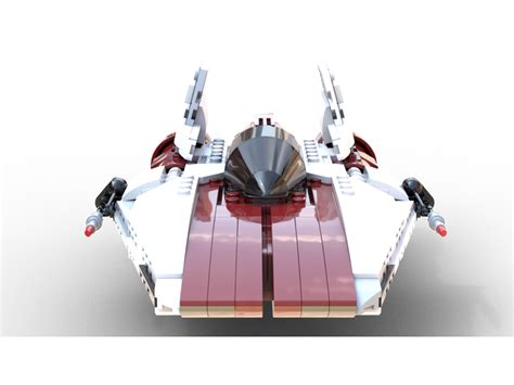 Lego Moc Rz 1 A Wing Interceptor White By Thomin Rebrickable