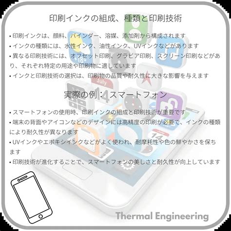 印刷インクの組成種類と印刷技術