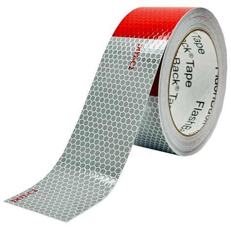 Dot Grade Red And White Reflective Tape — Flashback Tape