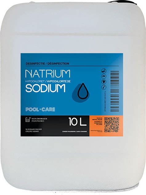 Pool Care Vloeibaar Chloor Zwembad Natriumhypochloriet 13 Wegwerpbidon 10 L