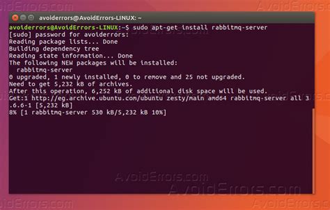 How To Setup RabbitMQ Server On Ubuntu 17 04 Linux Server AvoidErrors