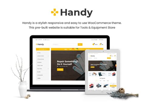 Handy Theme For Tools And Equipment Store Woocommerce Theme