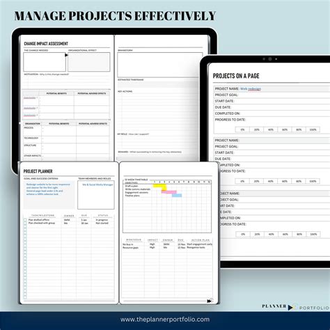 Onenote Template For Business I Hyperlinked Minimalist Onenote Etsy