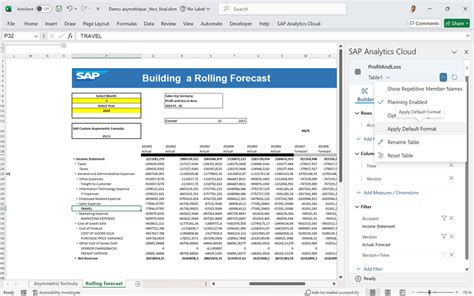 Exploring Formats In Sac Add In For Ms Excel Sap Community