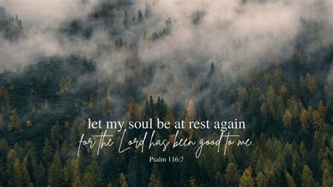 Woods Aesthetic Psalm 116 Psalms Bible Verse Desktop Wallpaper
