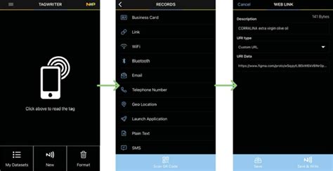 Encoding Process Through The Nxp Tagwriter Application Part I Download Scientific Diagram
