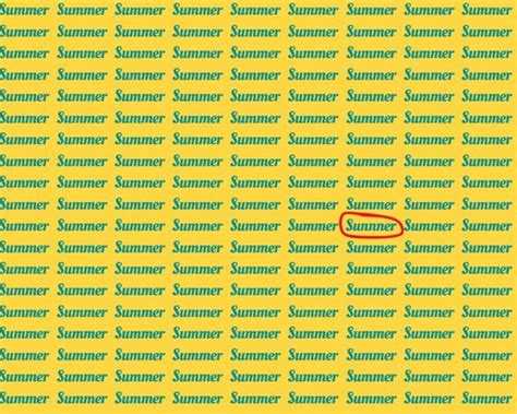 Only Those With The Sharpest Eyesight Can Spot The Incorrect Word Weird News Uk