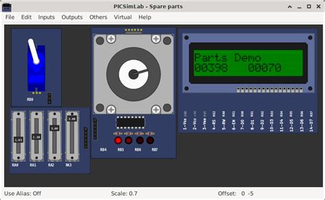 PICSimLab Examples Board PICGenios