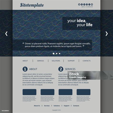 1 ページの Web サイト テンプレート Guiのベクターアート素材や画像を多数ご用意 Gui Html つながり Istock
