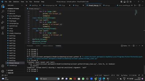 Pentapalli Avinash On Linkedin Task 46 Practice Multithreading