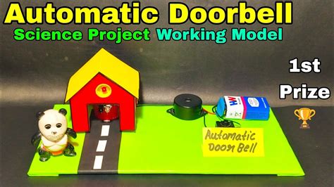 How To Make Automatic Doorbell School Project Touchless Doorbell Project Science Project For