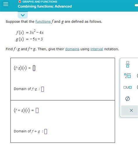 Solved Suppose That The Functions F And G Are Defined As Chegg