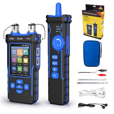 Noyafa Nf 8508 Network Cable Tester Lcd Digital Lan Optical Power Meter