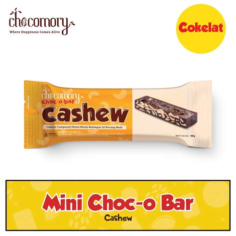 Jual Chocomory Mini Choco Bar Cashew 45g Shopee Indonesia