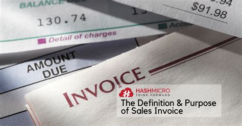 Definition Of Sales Invoice Invoice