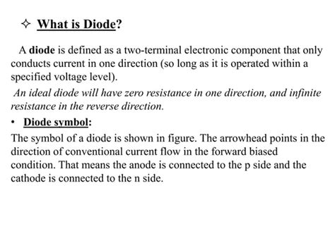 Biasing A Diode And Approximation Of Diode Pptx