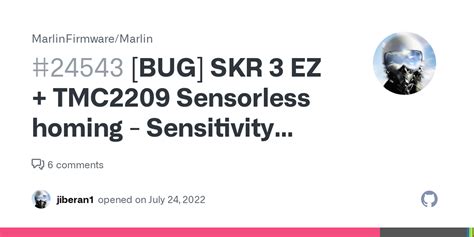 Bug Skr 3 Ez Tmc2209 Sensorless Homing Sensitivity Issue · Issue
